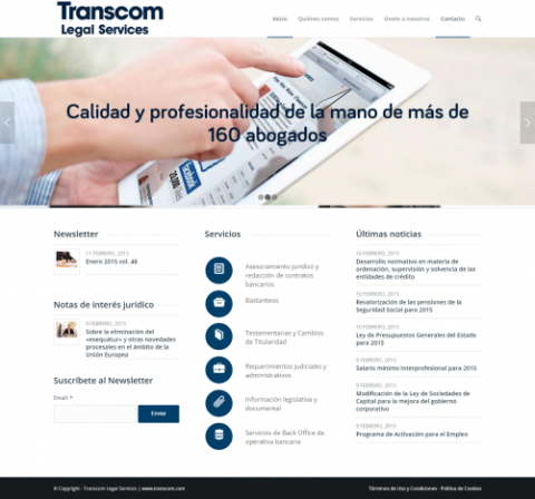 Transcom Legal Services estrena web | Transcom